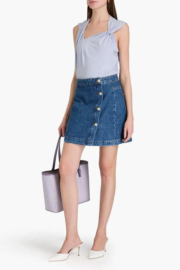 Derek Lam 10 Crosby Alya Draped Top
