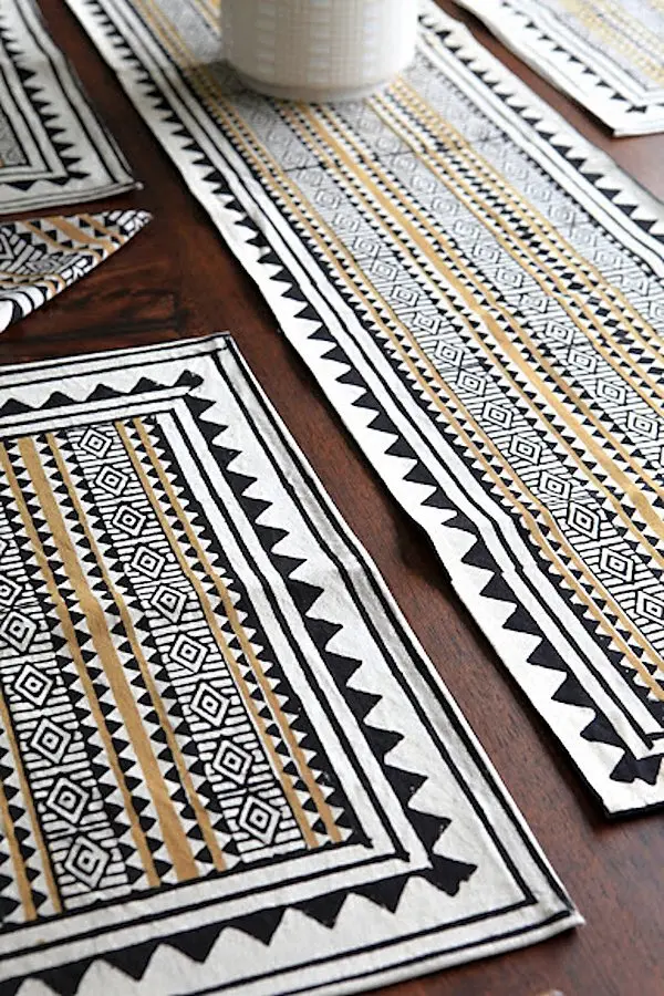 BE DEVA Table Set In Geometric