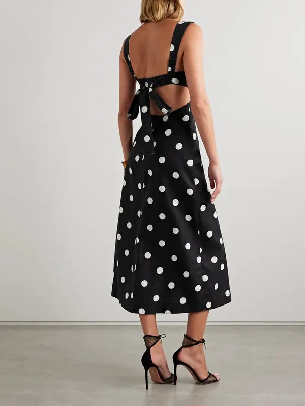 white christmas dresses Polka Dot Cut Out Sleeves Short Dress – Riah Fashion