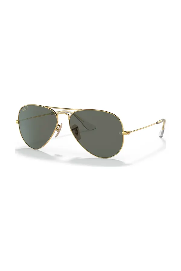 Ray-ban Aviator Solid Sunglasses - Gold