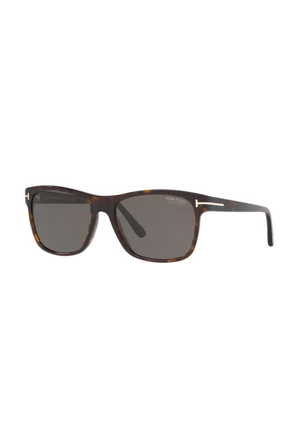 TOM FORD Sunglasses Rectangle Tortoise Frame - Grey