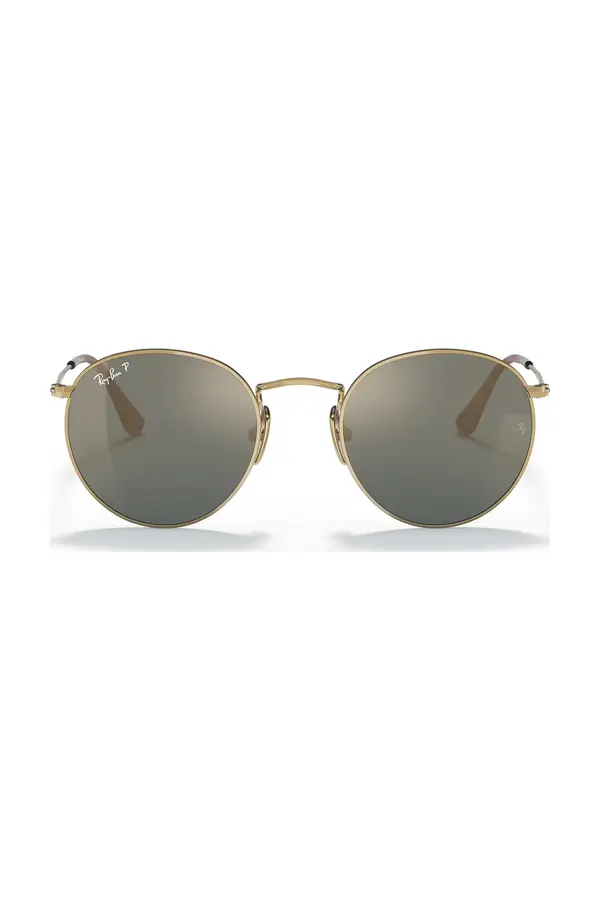 Ray-ban Round Titanium Sunglasses