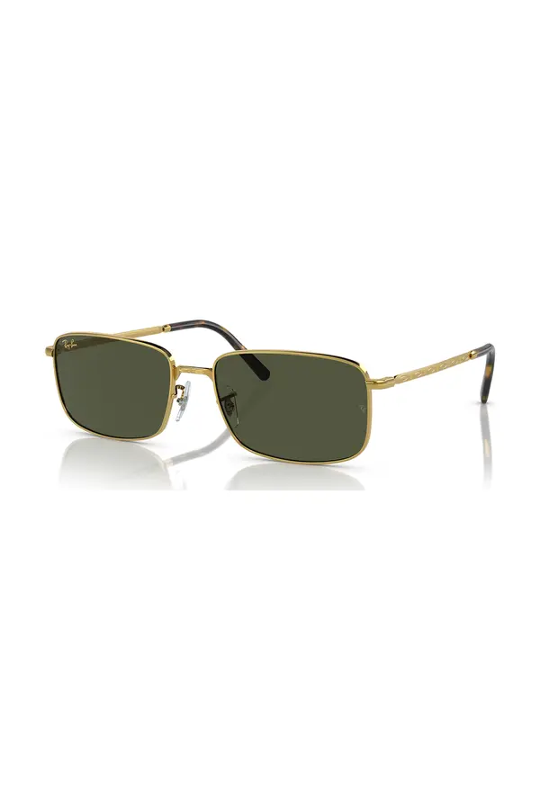 Ray-ban Rectangle Sunglasses With Chromance Lenses - Green