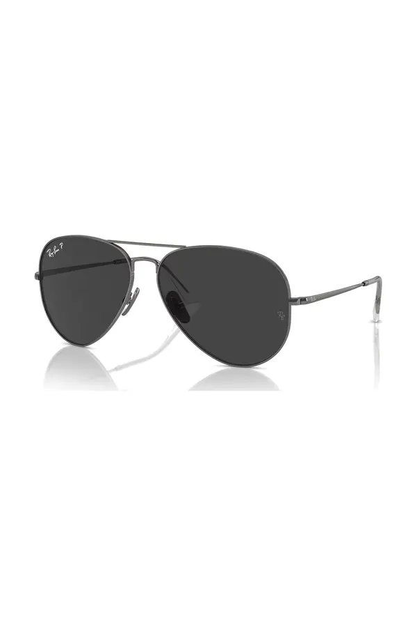 Ray-ban Aviator Titanium Sunglasses - Black