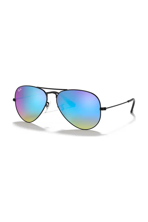 Ray-ban Aviator Flash Lenses Gradient Sunglasses - Black