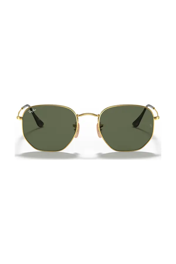 Ray-ban Hexagonal Sunglasses With Flat Lenses - Green