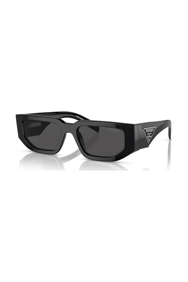 Prada Pr 09zsf Rectangle Sunglasses - Black