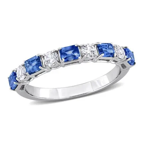 JULIANNA B. Semi-eternity Ring - Sapphire