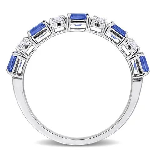 JULIANNA B. Semi-eternity Ring - Sapphire