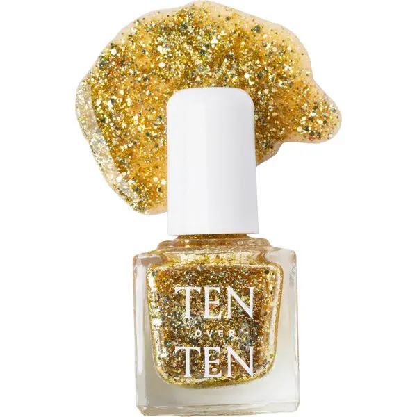 TENOVERTEN Gold Nail Polish Topper - Bergen