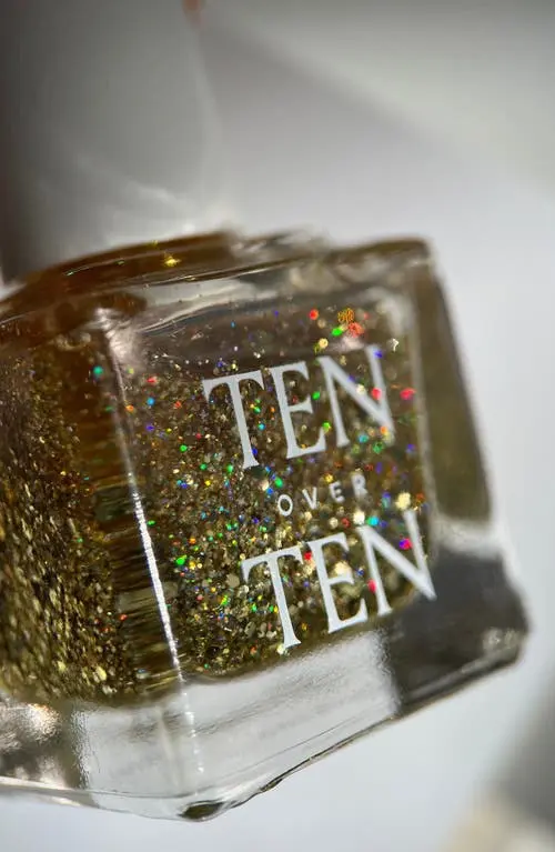 TENOVERTEN Gold Nail Polish Topper - Bergen