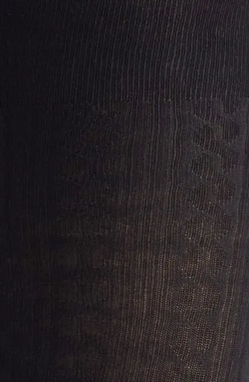 Hue Cotton Blend Cable Tights