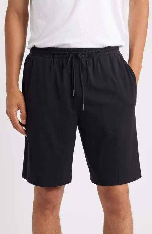 Nordstrom Cotton & Tencel® Modal Lounge Shorts - Black