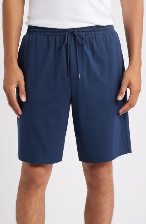 Nordstrom Cotton & Tencel® Modal Lounge Shorts - Navy Still