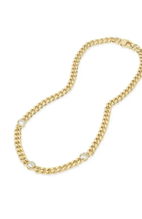 Melinda Maria Julian Triple Station Chain Necklace