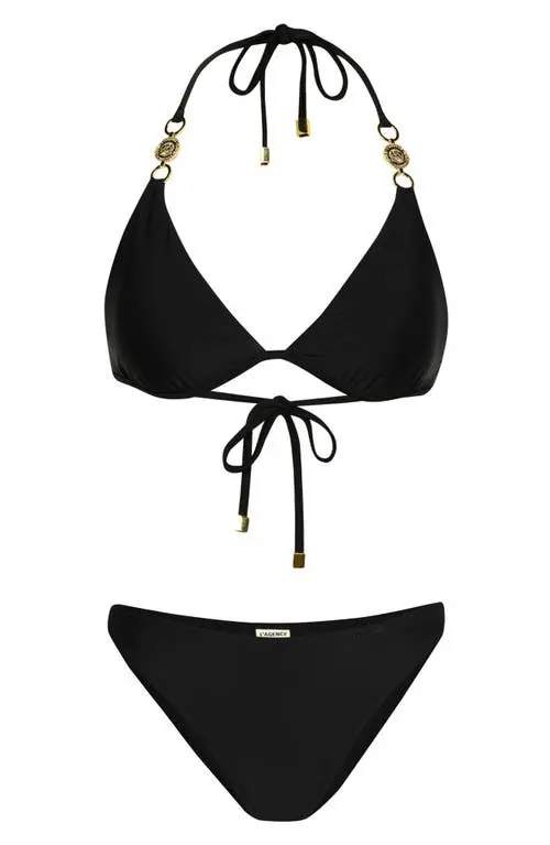 L'Agence Annabelle Solids Triangle Bikini Top