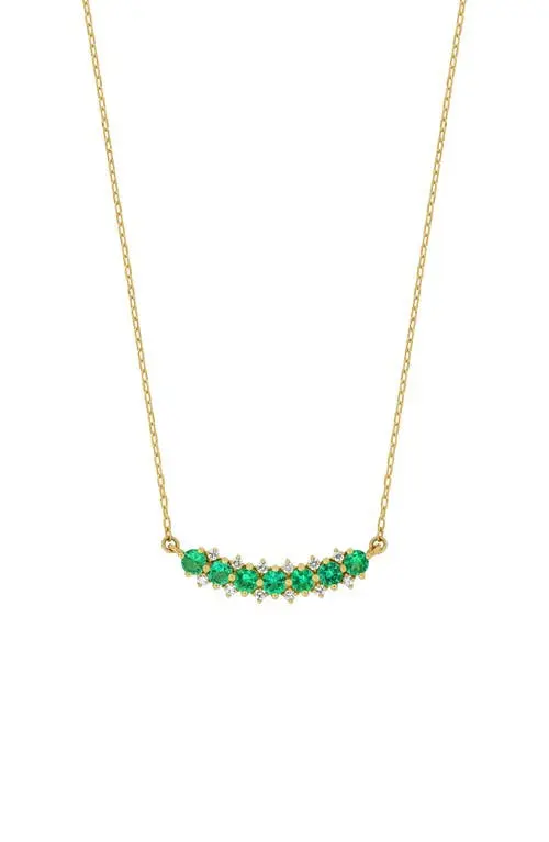 Bony Levy El Mar Emerald And Diamond Pendant Necklace - 18k Yellow Gold
