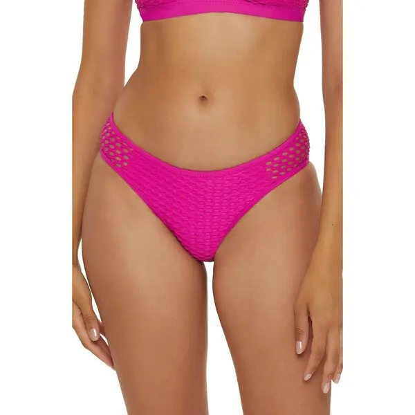 BECCA® By Rebecca Virtue Castaway Hipster Bikini Bottom - Azalea