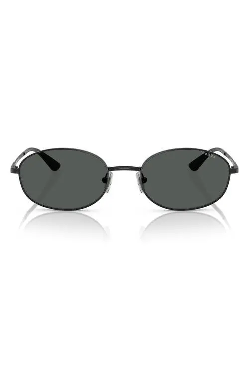 VOGUE 56mm Oval Sunglasses - Black