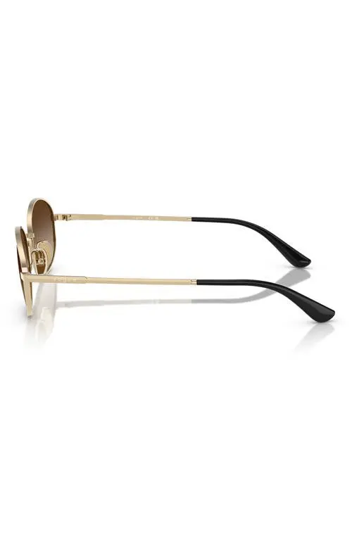 VOGUE 56mm Oval Sunglasses - Pale Gold