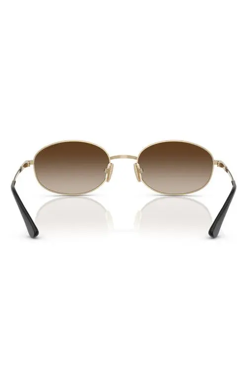 VOGUE 56mm Oval Sunglasses - Pale Gold