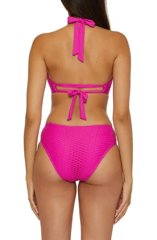 BECCA By Rebecca Virtue Castaway High Neck Bikini Top