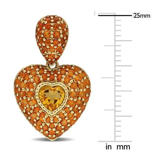 JULIANNA B. Cluster Heart Earrings 14k