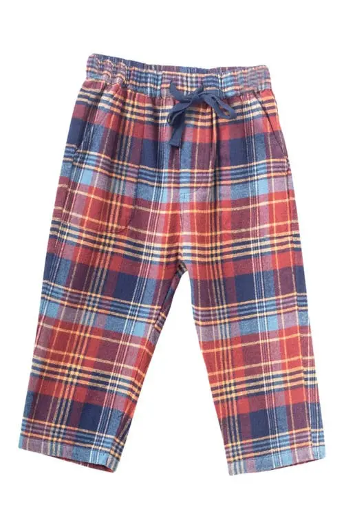 BEET WORLD Flannel Baby Pants - Rust Plaid