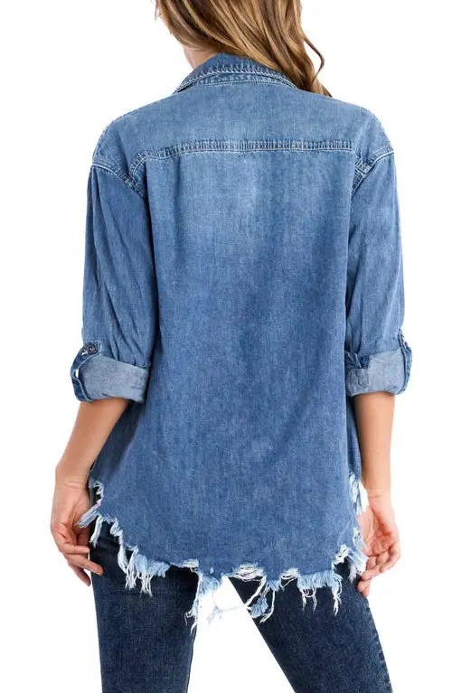BILLY T Superstar Denim Shirt - Blue Combo