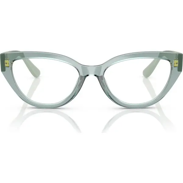 VOGUE 48mm Cat Eye Optical Glasses - Transparent Green
