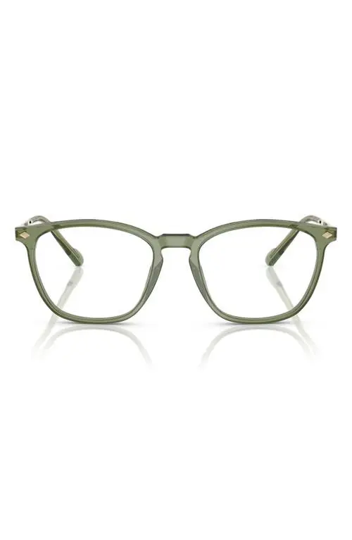 VOGUE 53mm Pillow Optical Glasses - Transparent Green