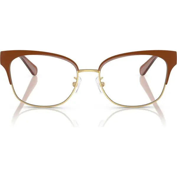 Tory Burch 54mm Cat Eye Optical Glasses - Camel