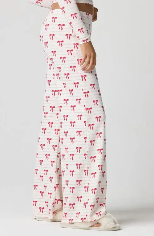 FLORENCE BY MILLS Rib Print Pants - Tied Up
