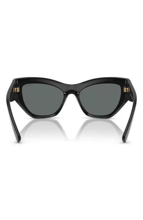 VOGUE 53mm Irregular Sunglasses - Black