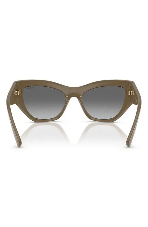 VOGUE 53mm Irregular Sunglasses - Brown Grey