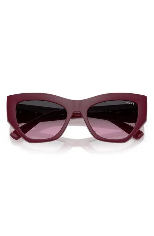 VOGUE 53mm Irregular Sunglasses - Violet