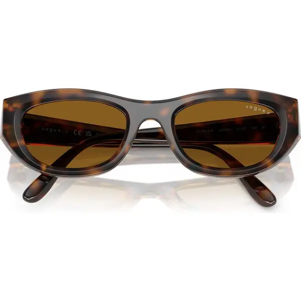 VOGUE 51mm Cat Eye Sunglasses - Havana