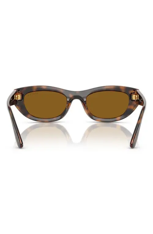 VOGUE 51mm Cat Eye Sunglasses - Havana