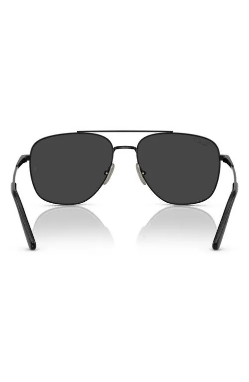 Ray-ban 59mm Polarized Sunglasses - Black