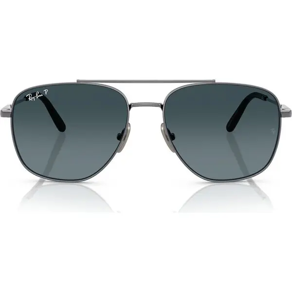 Ray-ban 59mm Polarized Sunglasses - Gunmetal