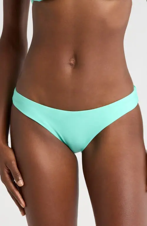 PQ Ruched Hipster Bikini Bottom - Seafoam