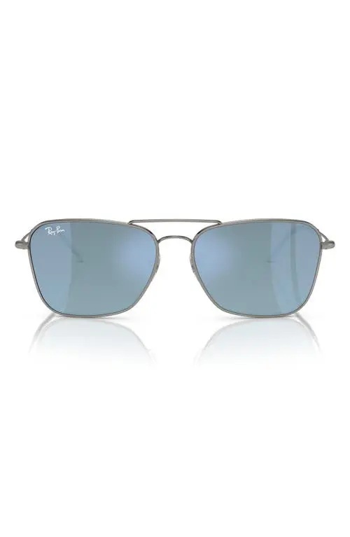 Ray-ban 61mm Polarized Square Sunglasses - Gunmetal