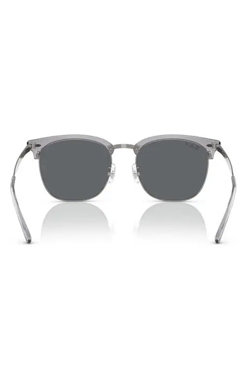 Ray-ban Polarized Half Rim Sunglasses - Gunmetal
