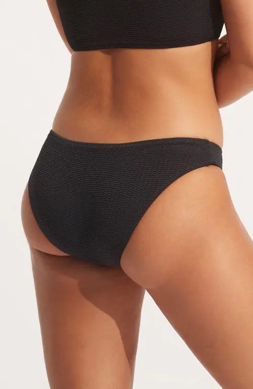 Seafolly Sea Dive Hipster Bikini Bottom - Black