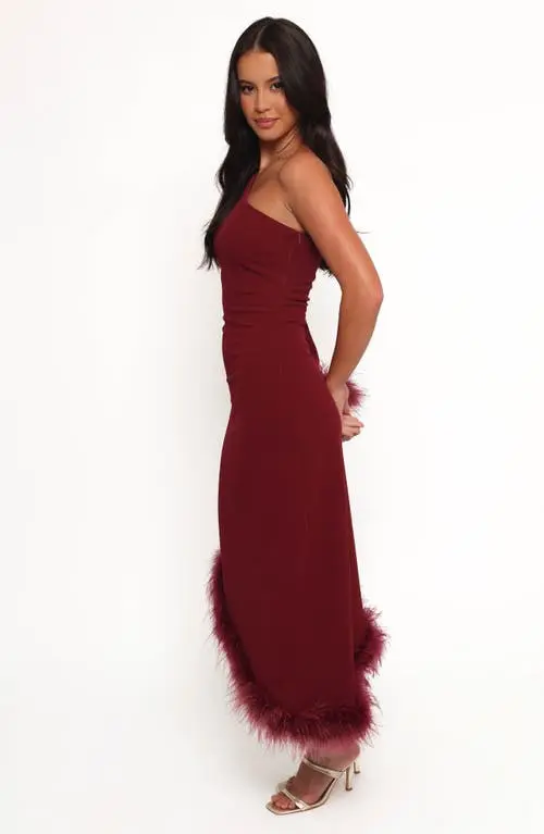 knee length dresses for ladies GLAMOROUS FEATHER MIDI DRESS – Amalthrea