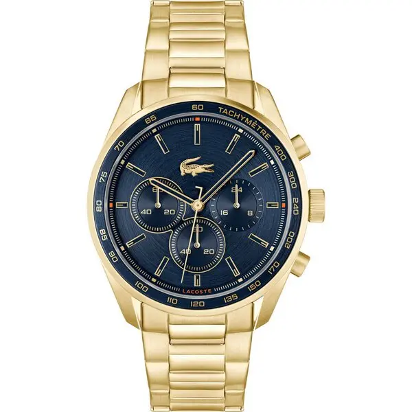 Lacoste Boston Chronograph Bracelet Watch - Navy