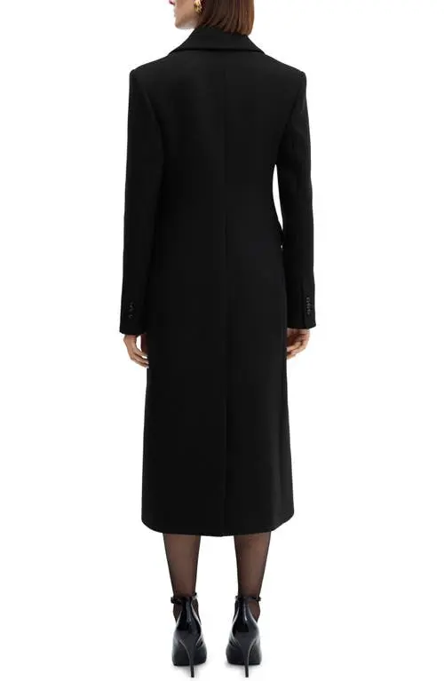 Mango Structured Virgin Wool-blend Coat