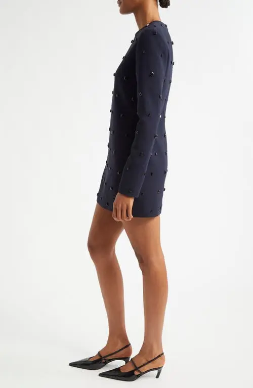 A.L.C. Kenna Embellished Mini Dress In Evening Blue/Jet - 30% Off |  Editorialist
