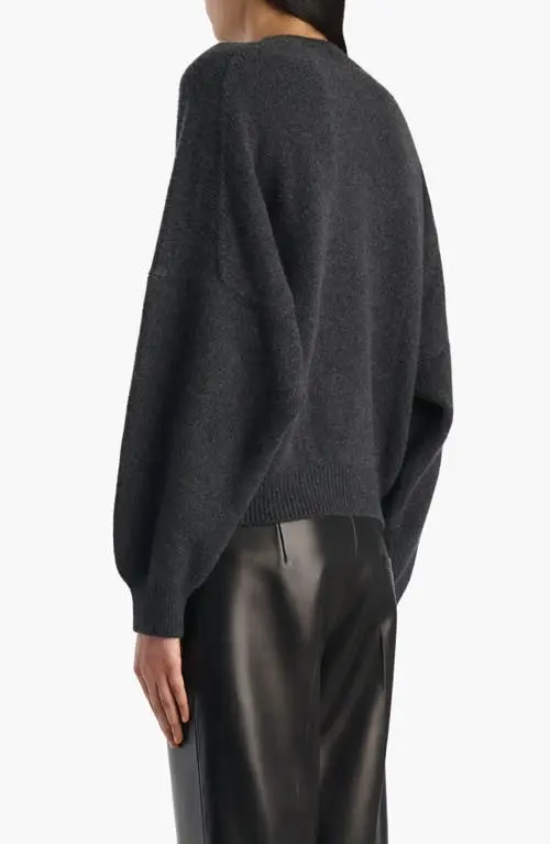 Khaite Marguax Cashmere Sweater - Charcoal