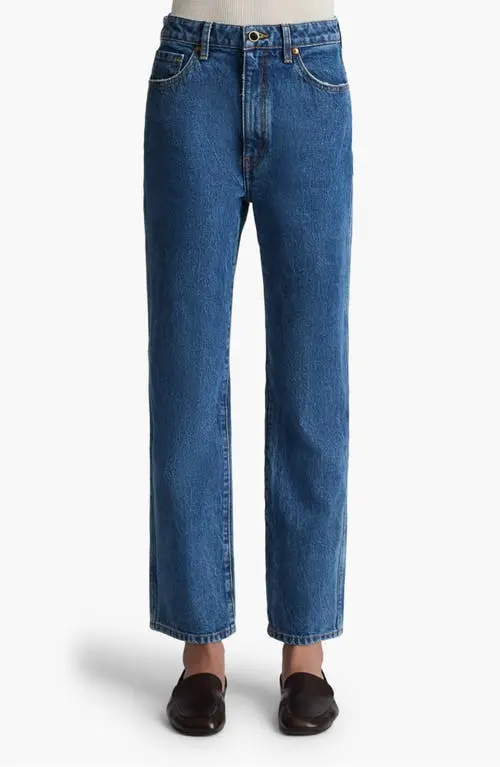 Khaite Abigail Ankle Straight-leg Jeans